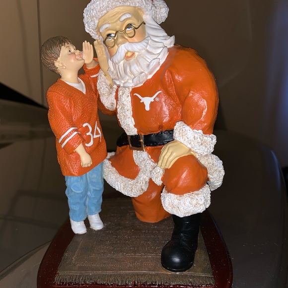 Holiday | University Of Texas Santa Figurine | Poshmark